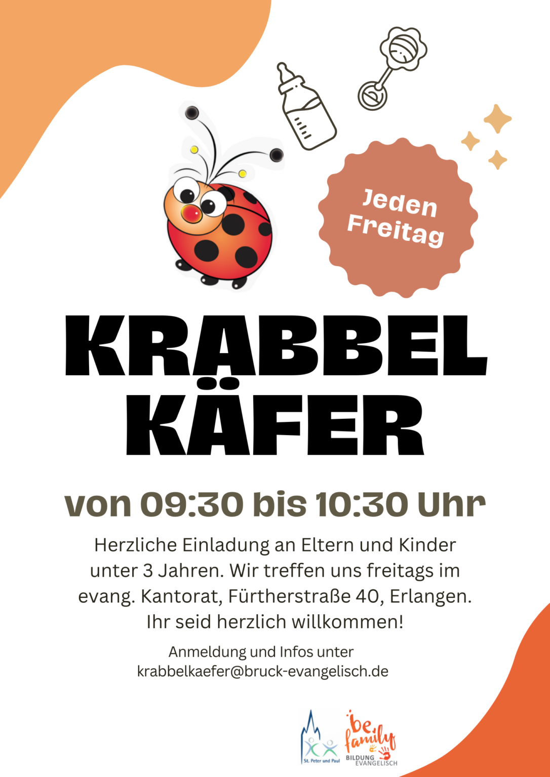 Krabbelkäfer jeden Freitag – Evang.-Luth. Kirchengemeinde St. Peter und Paul Erlangen-Bruck